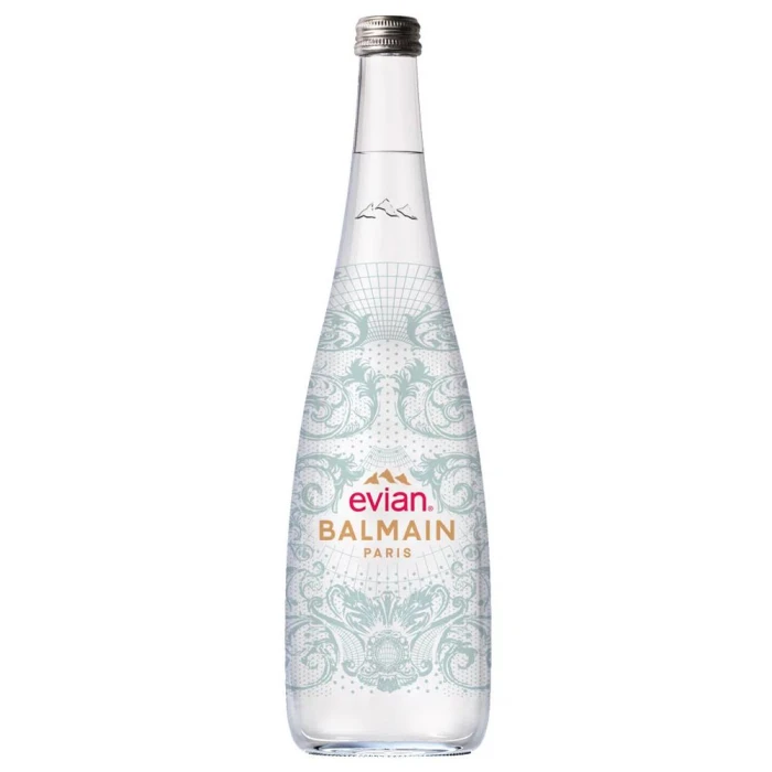 Água Mineral Evian Balmain Paris 750ml