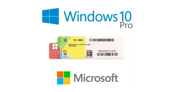 Licença Etiqueta Windows 10 Pro OEM FQC-08932 Original