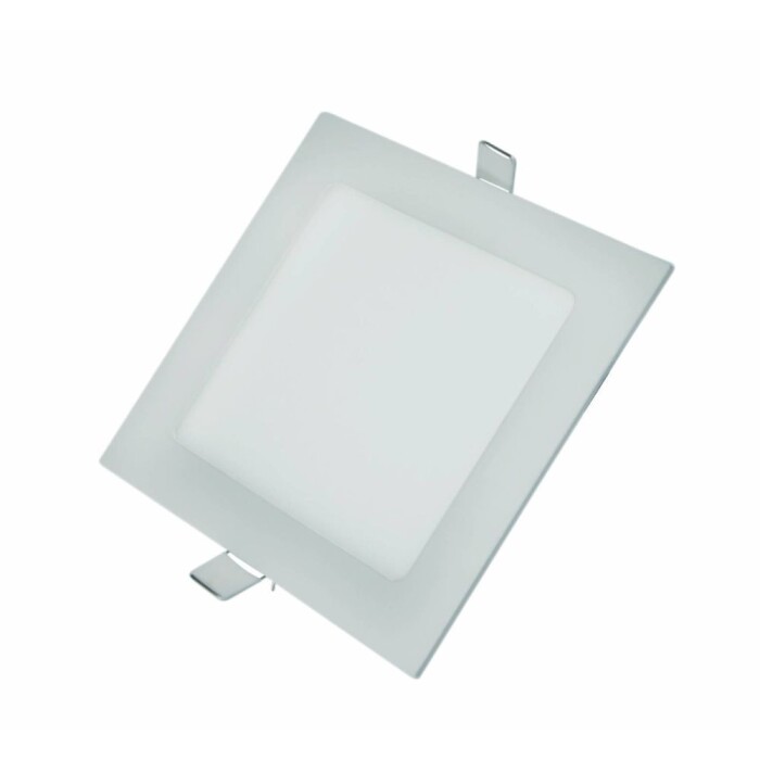 Painel De Led Slim Ecoled Quadrado Branco 12w 6500k Embutir